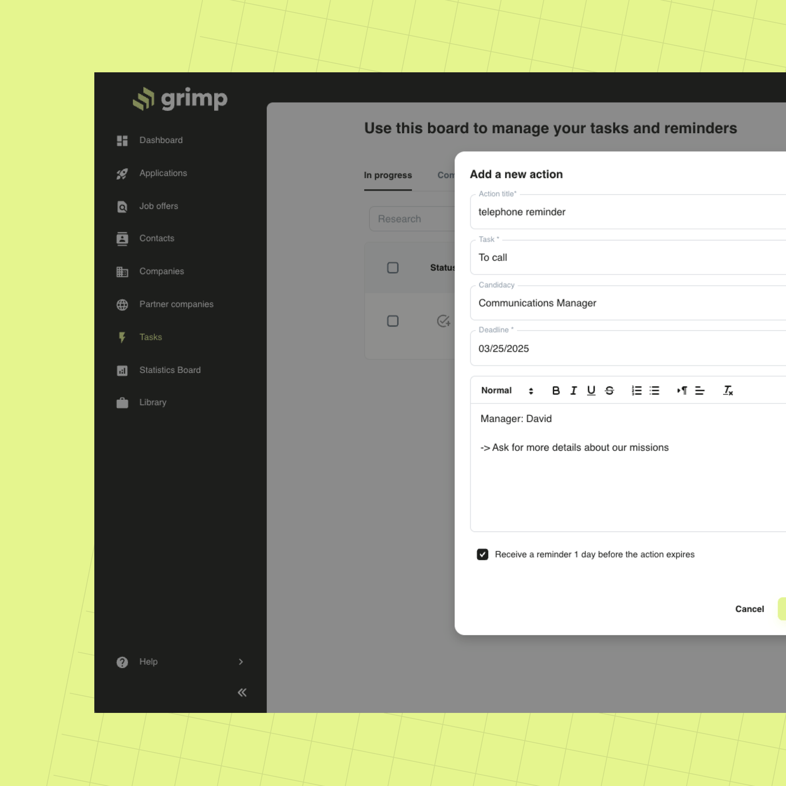 Candidater efficacement │ Grimp